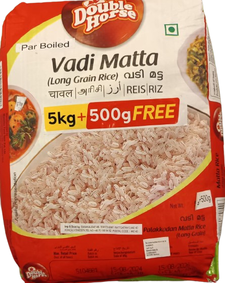 Vadi Matta Rice (Long Grain Rice) (Double Horse) 5Kg